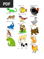 Animales en Xinka | PDF