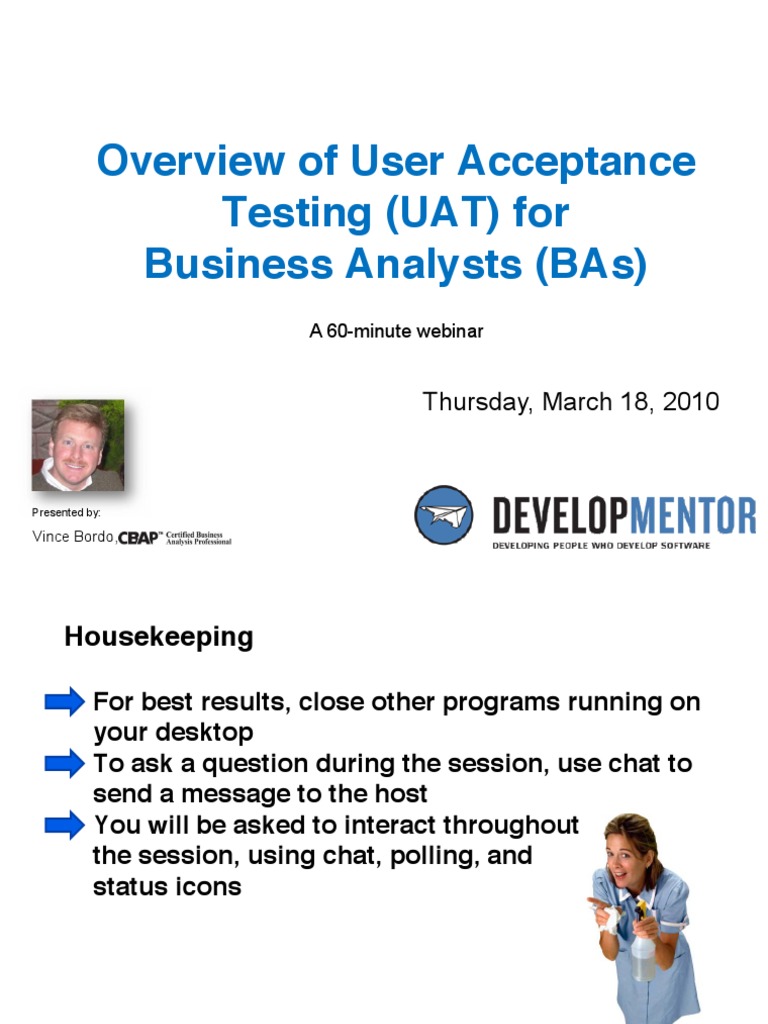 UAT Slides | PDF | Software Testing | Use Case