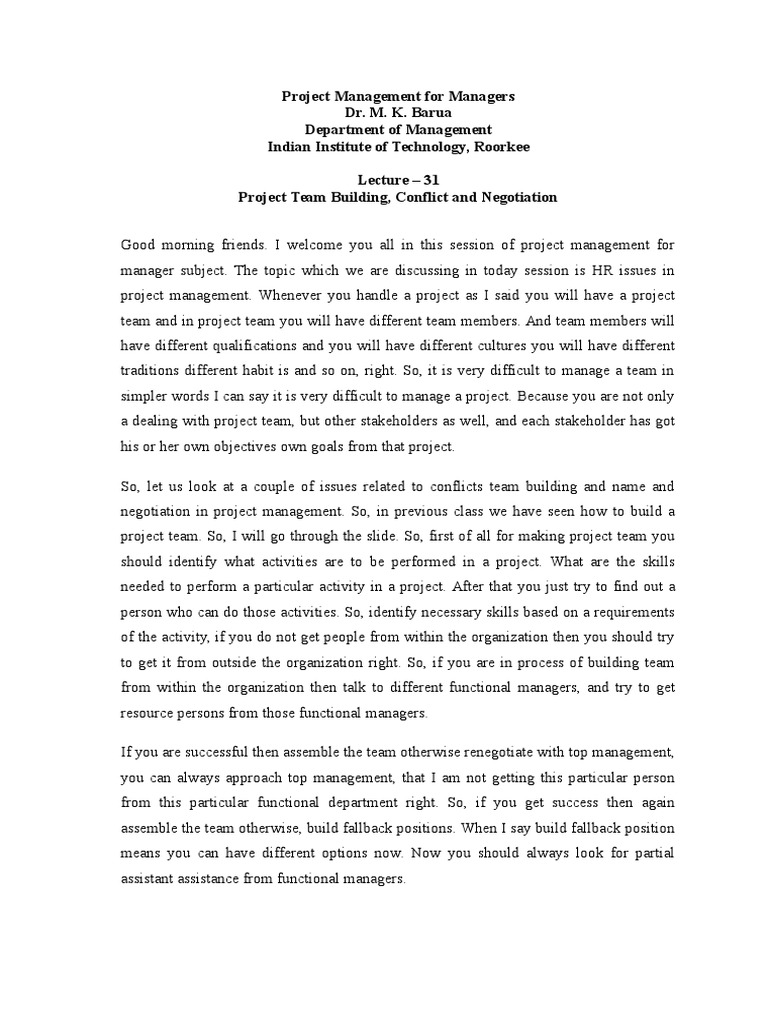 Lec 31 | PDF | Leadership | Goal