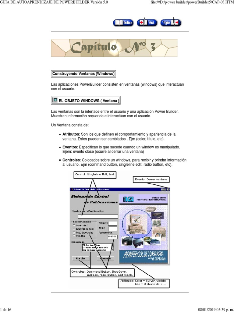 Manual Power Builder | PDF | Ventana (informática) | Microsoft Windows