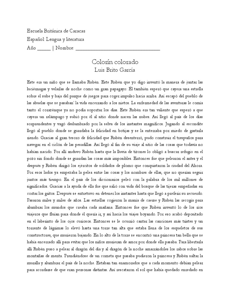 Colorin Colorado | PDF | Ocio