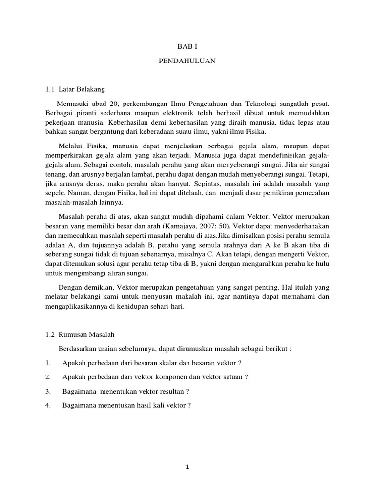 Tugas Matek Vektor | PDF