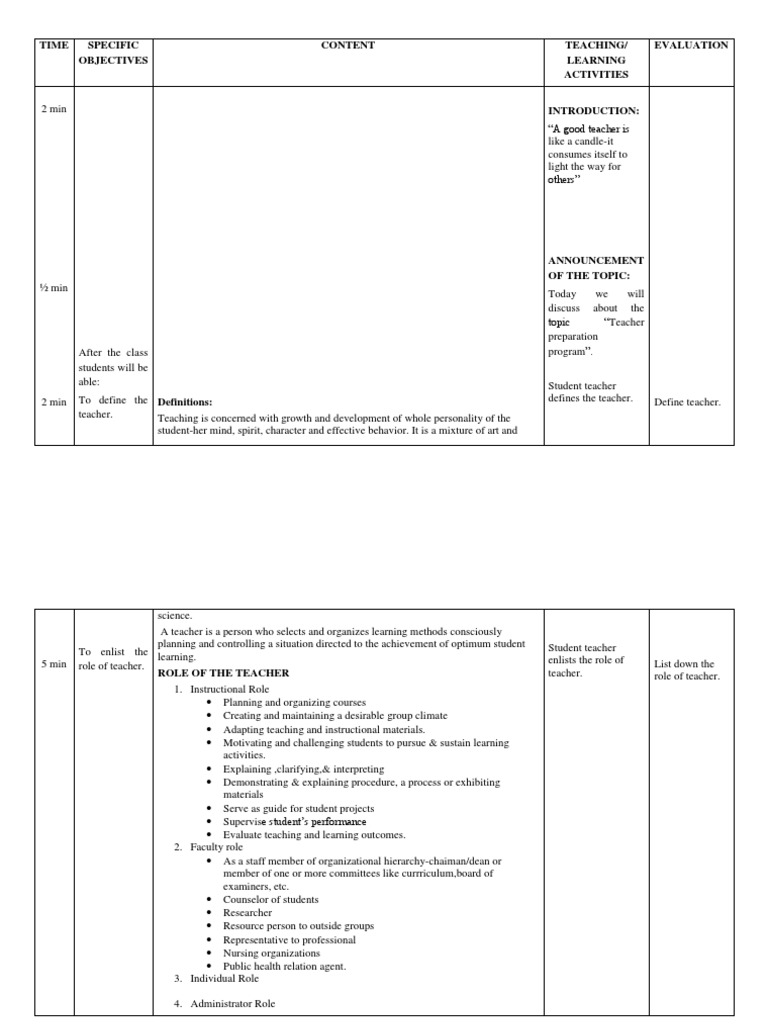 Teacher Preparation Program | PDF | Teachers | Competence (Human Resources)