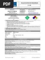 Argon Hoja de Seguridad | PDF | Toxicidad | Argón
