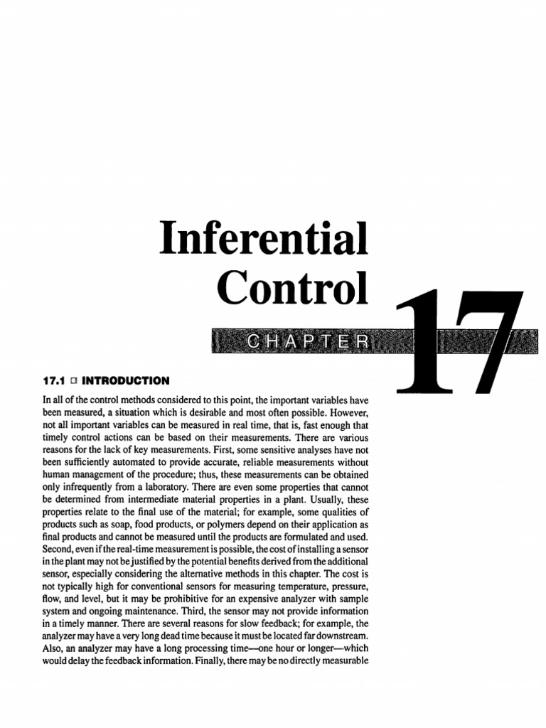 Inferential Control Pdf Control Theory Distillation