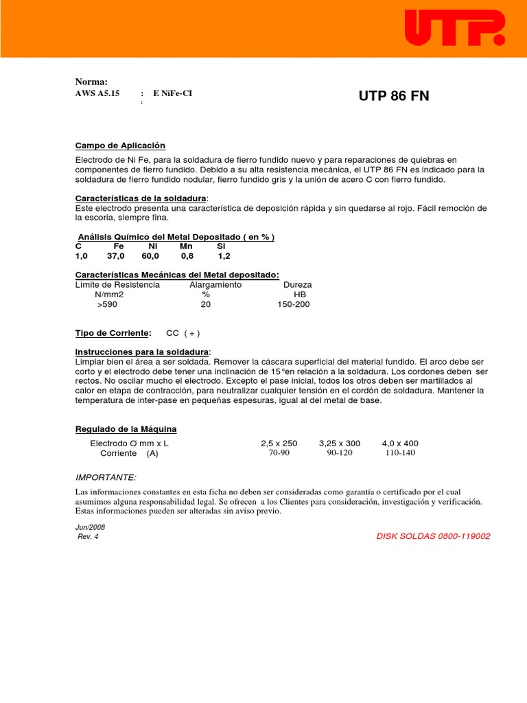 Utp 86 FN | PDF