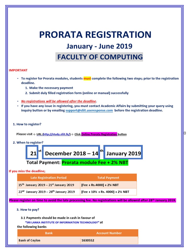 Pro-Rata Registration Guide: A Comprehensive Overview of the Process ...