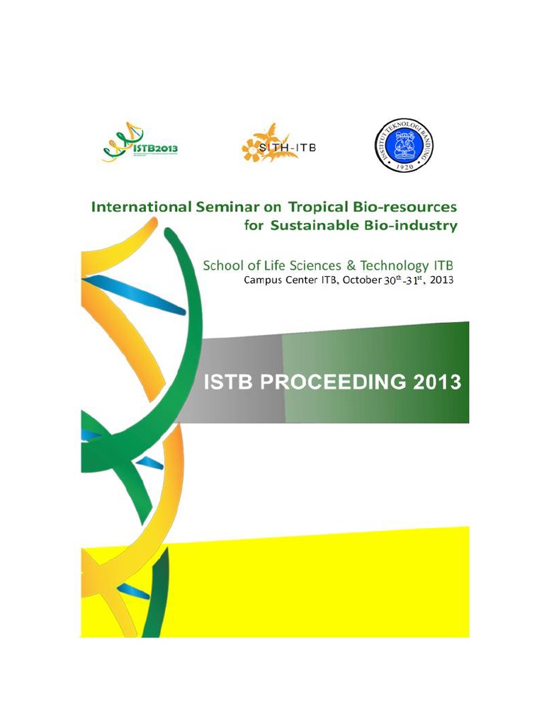 Final Istb 2016 | PDF | Bacteria | Spectrophotometry