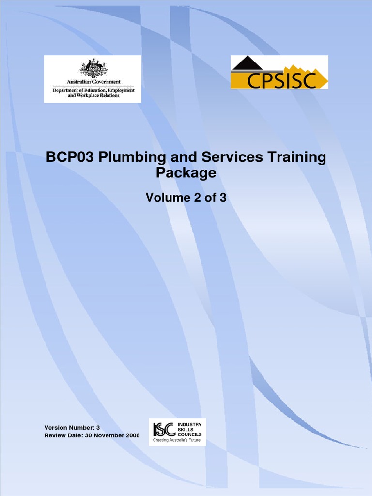 Plumbing and Services Training | PDF | Competence (Human Resources ...