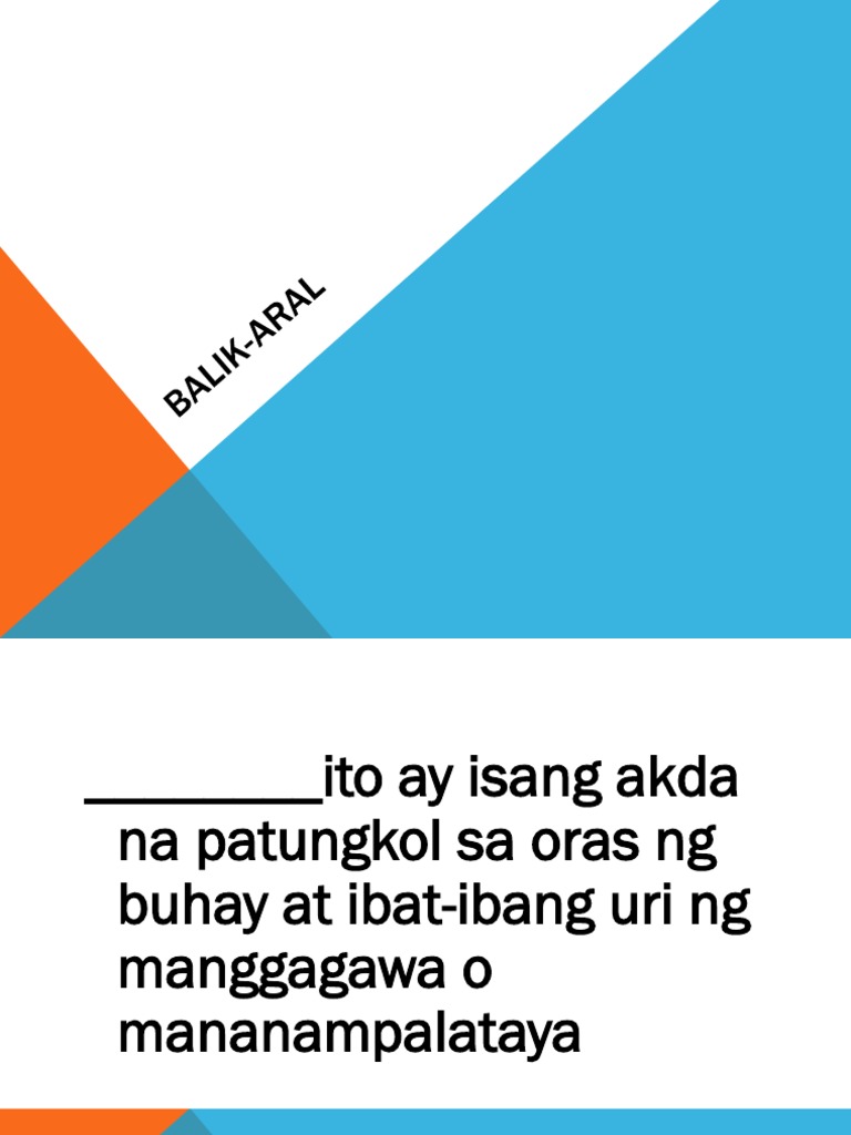 Balik Aral | PDF