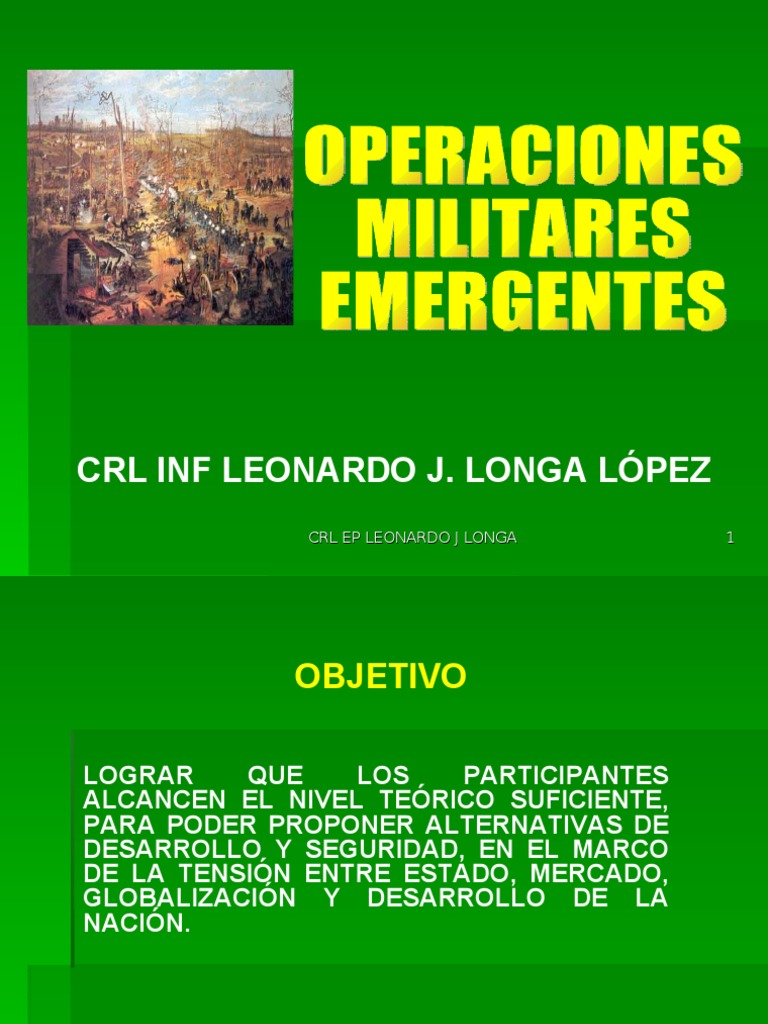 Operaciones Militares | PDF | Naciones Unidas | Relaciones internacionales