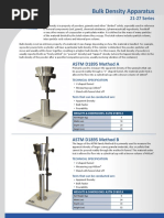 Astm-D1895-Bulk Density | PDF | Density | Weight
