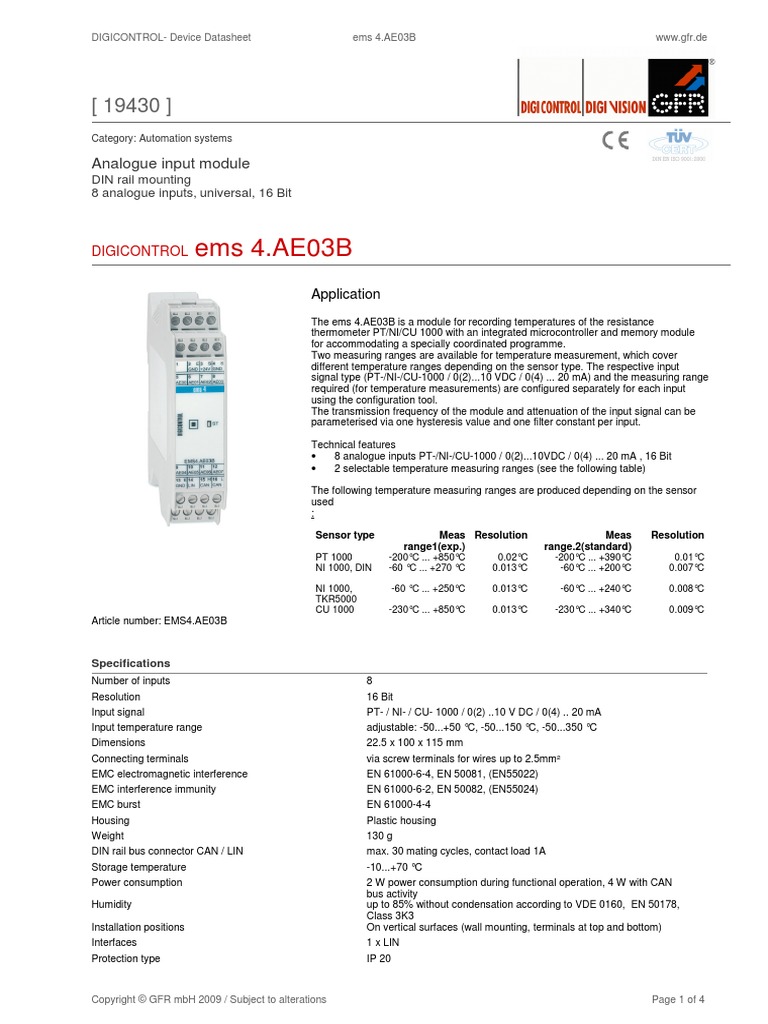 ems4.AE03B EN | PDF | Sensor | Electrical Engineering