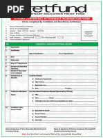 TETFund IBR Application Guidelines | PDF | Cost | Expense