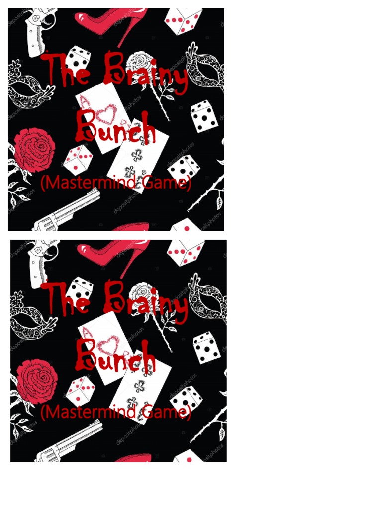 The Brainy Bunch: (Mastermind Game) | PDF