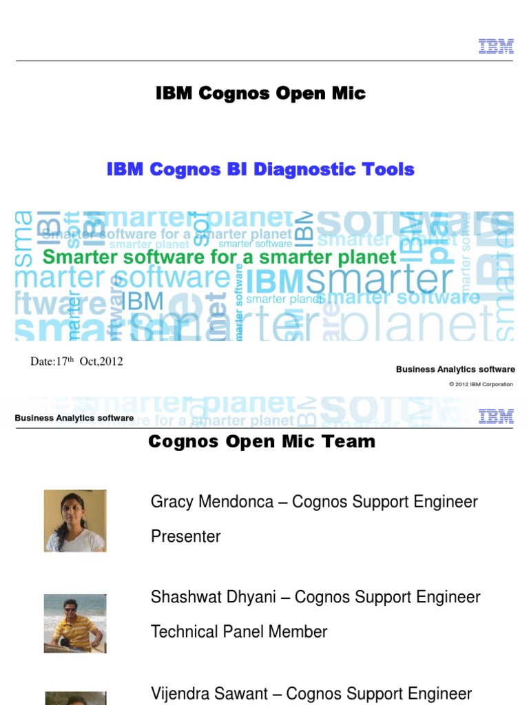 Diagnostic Tool Cognos PDF | PDF | Databases | Software