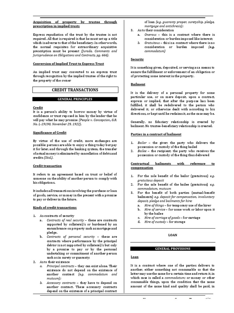 GN 2017 Cred Trans | PDF | Loans | Credit