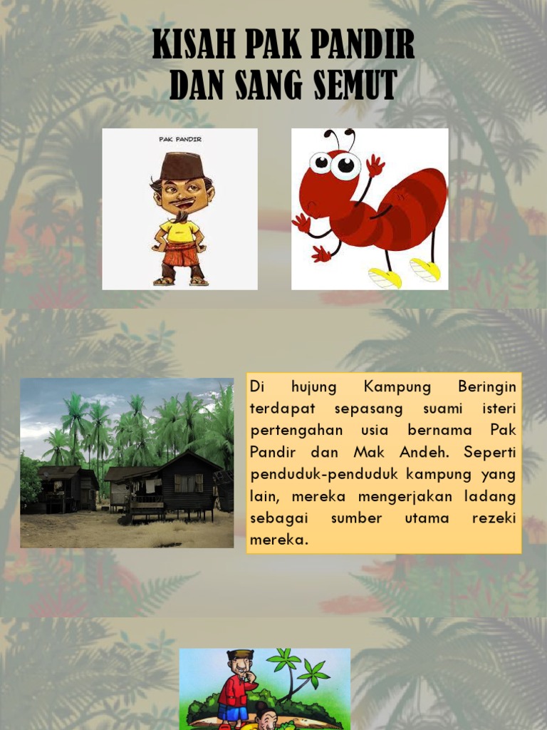 Kisah Pak Pandir Dan Sang Semut | PDF