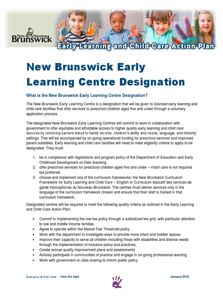 Designation e | PDF | Child Care | Relationships