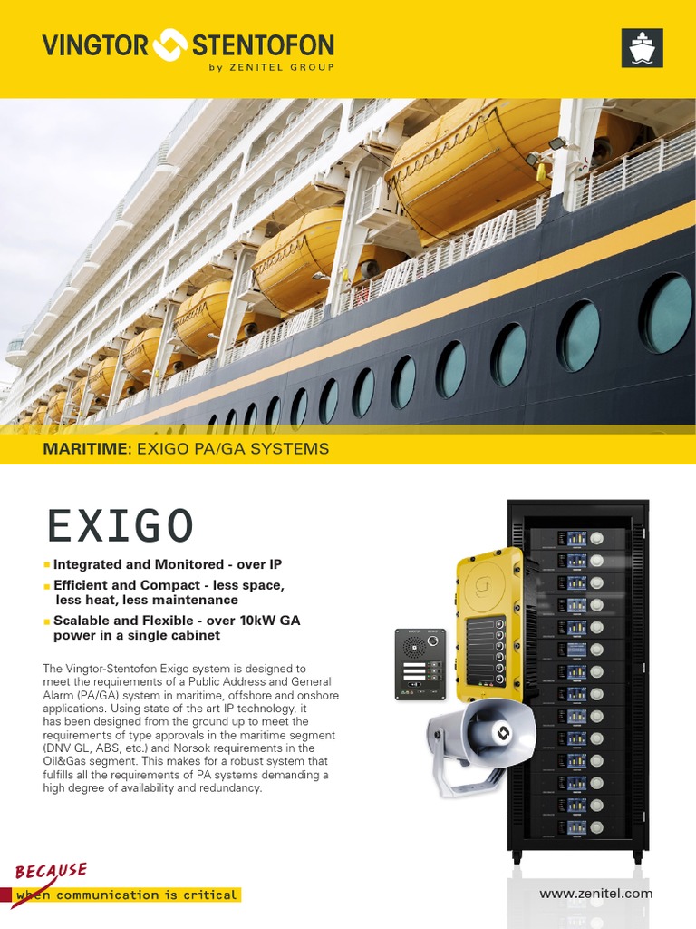 A100k11681 Maritime Exigo-Paga en | PDF | Amplifier | Microphone
