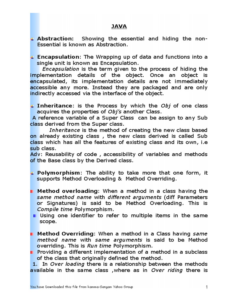 Complete Java&J2 EE | PDF | Method (Computer Programming) | Class (Computer Programming)