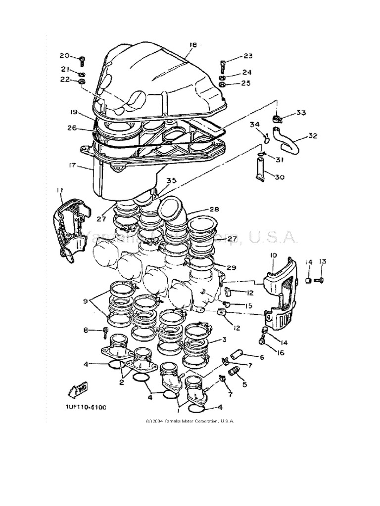 FZX700 Fazer Parts - Manual | PDF | Screw | Washer (Hardware)