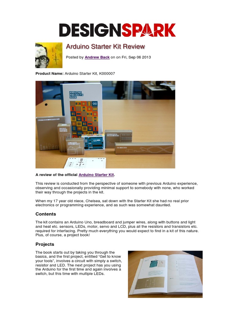 Arduino Starter Kit K000007 Review | PDF | Arduino | Electrical Engineering