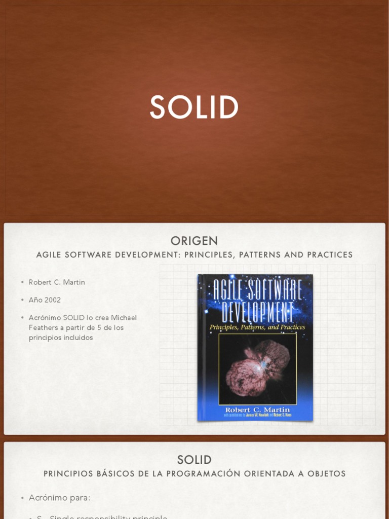 Principios SOLID | PDF
