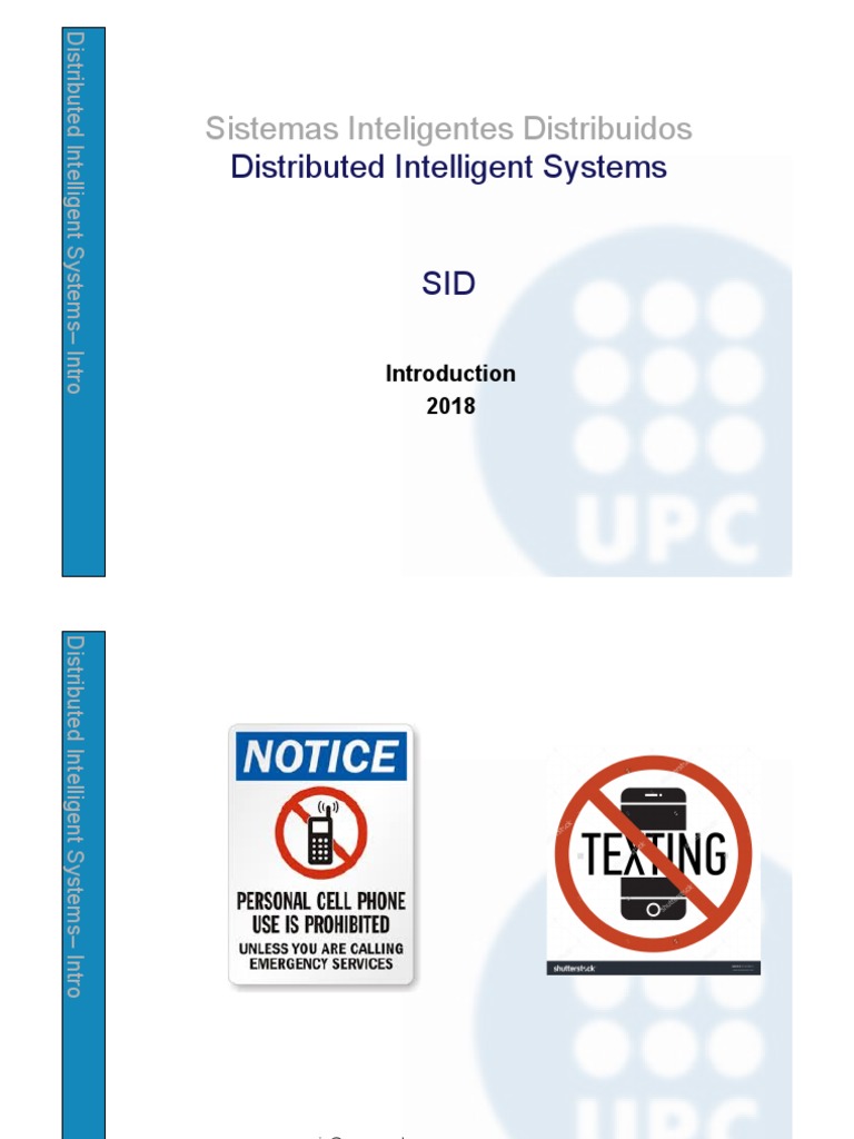 An Introduction to Distributed Intelligent Systems | PDF | Artificial ...