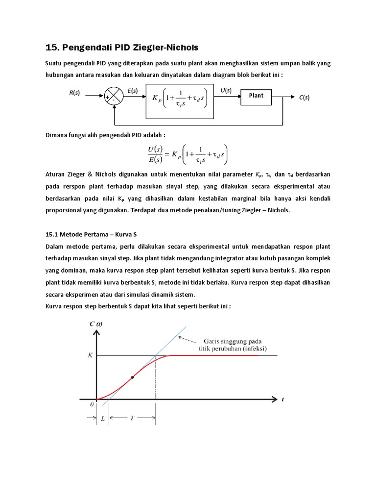 Pengendali PID Ziegler-Nichols | PDF