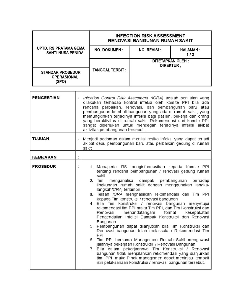 Sop Icra Uptd Rspgs | PDF