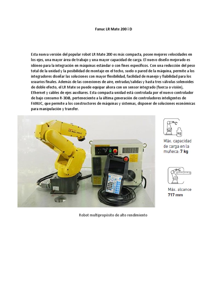 Robot Fanuc | PDF | Robot | Robótica