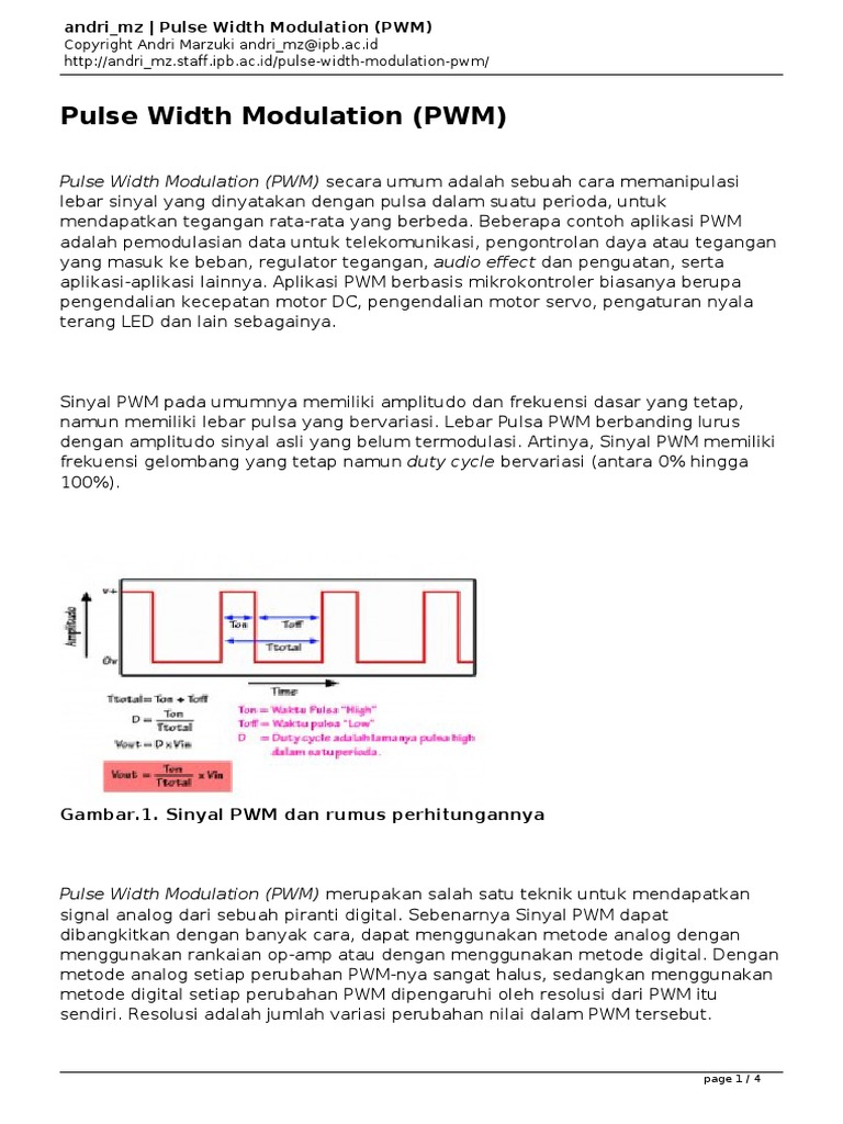 PWM PDF | PDF