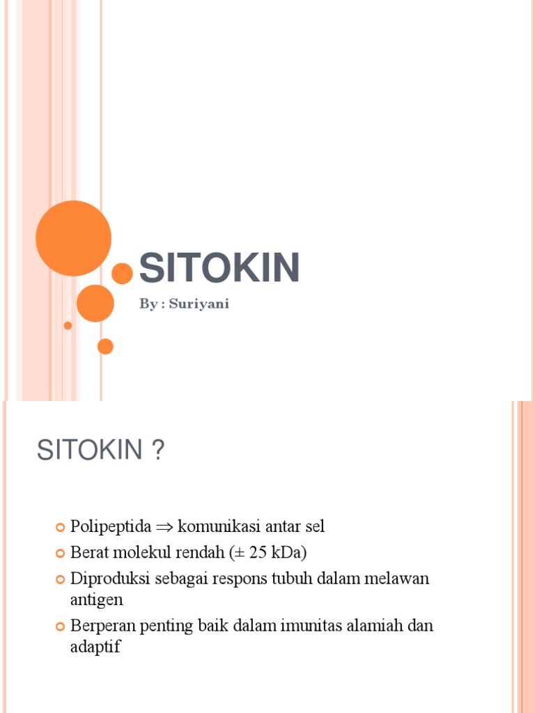 Sitokin Revised | PDF | Kesehatan Holistik