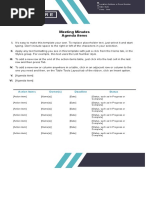 Matters Arising Template | PDF