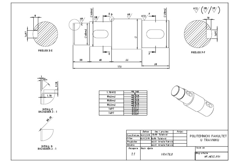 Lezaj Crtez Autocad | PDF