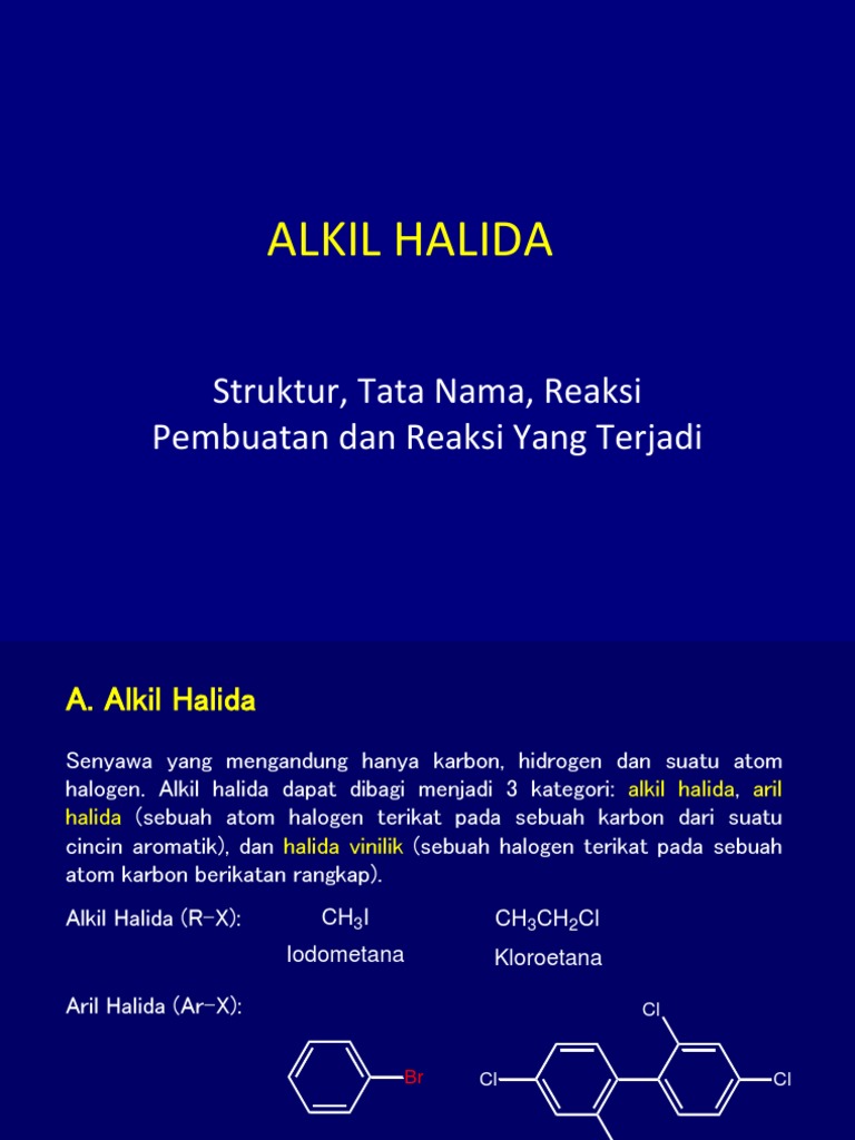 Alkil Halida | PDF
