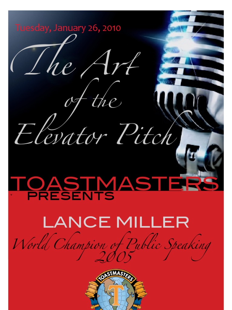 Toastmasters Poster | PDF