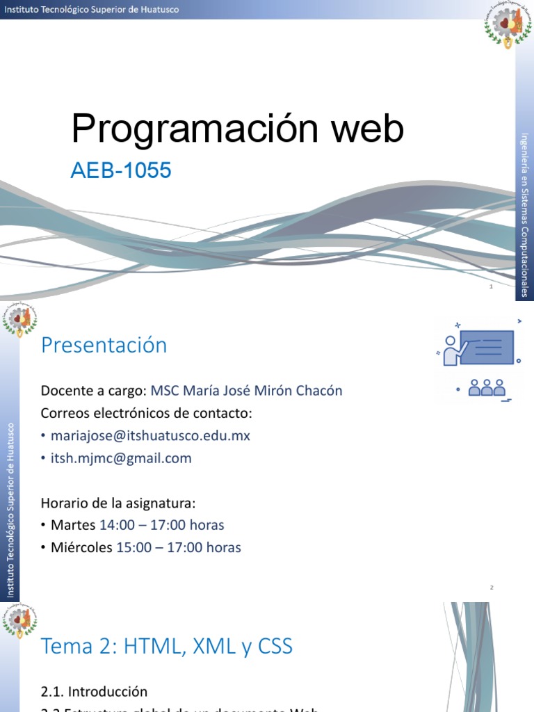 Tema 2 HTML, XML y CSS Completo | PDF | Hojas de estilo en cascada | HTML Tema 2 HTML, XML y CSS Completo | PDF | Hojas de estilo en cascada | HTML