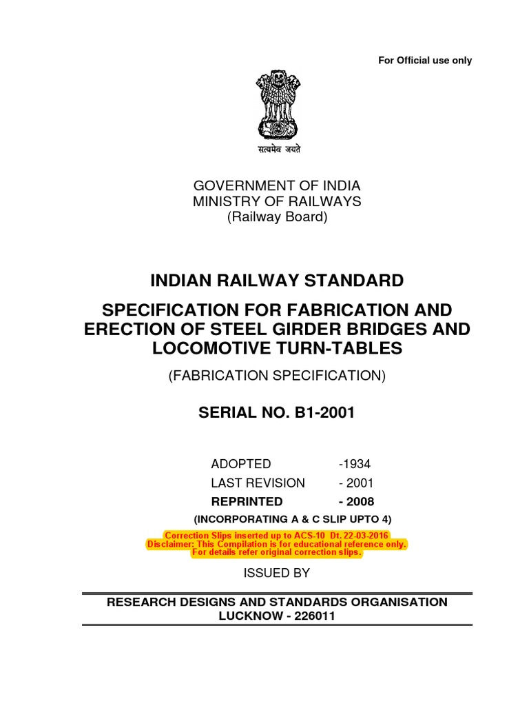Irs B1 2001 | PDF | Structural Steel | Screw