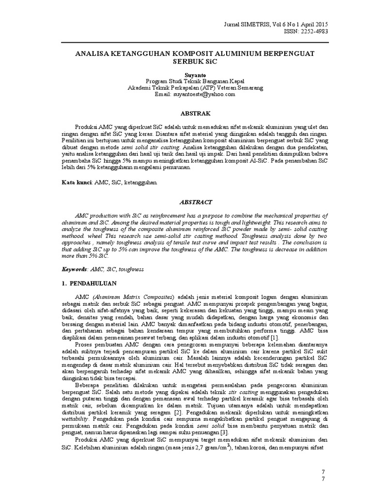 Jurnal Material Aluminium | PDF