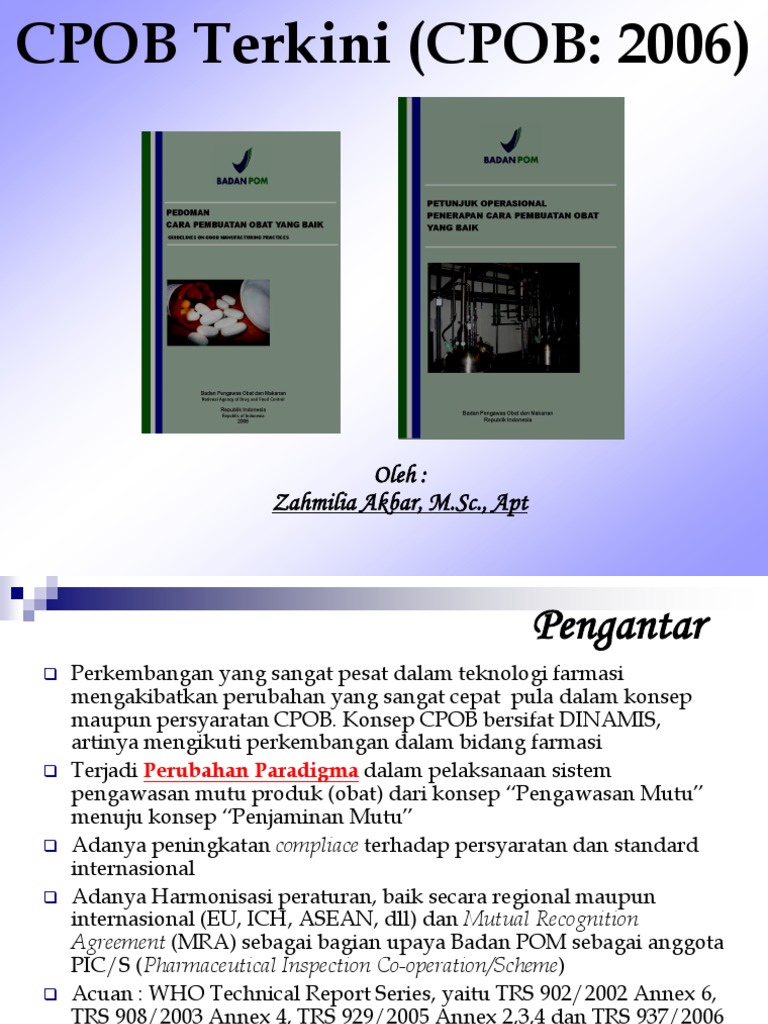 CPOB | PDF | Bisnis