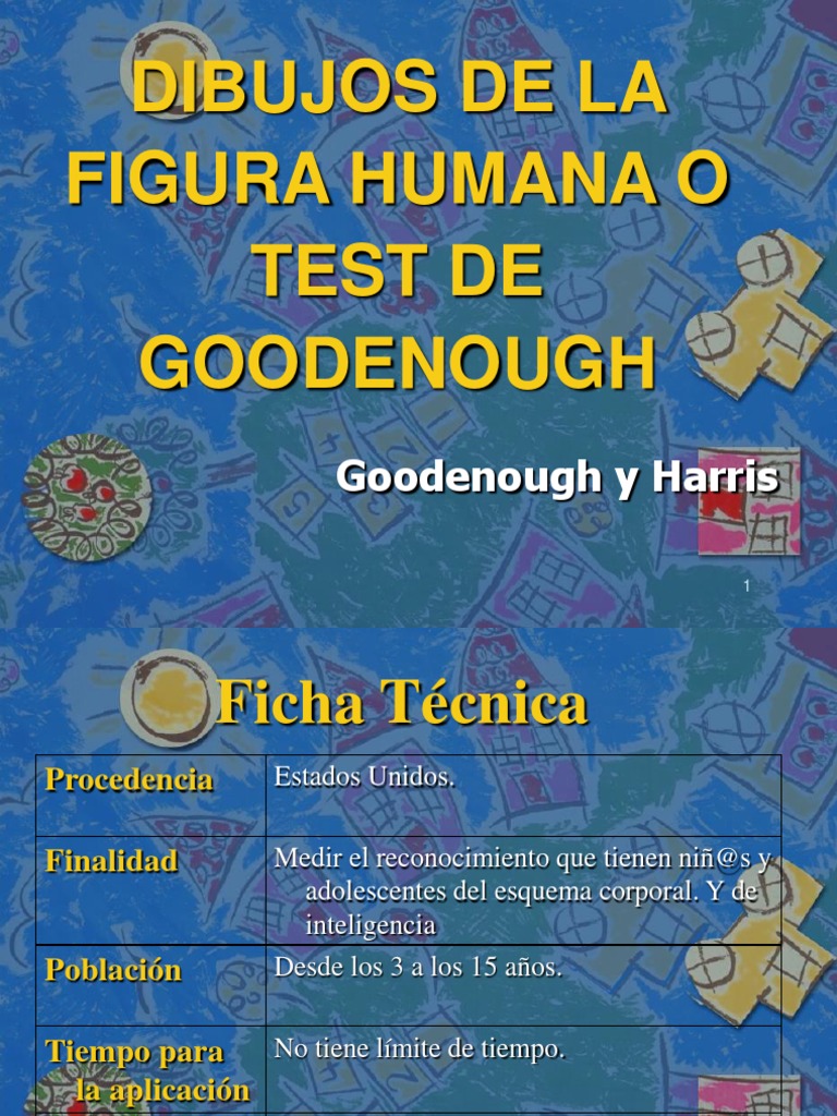 (Goodenough) Test de Goodenough o Dibujo de La Figura Humana ...