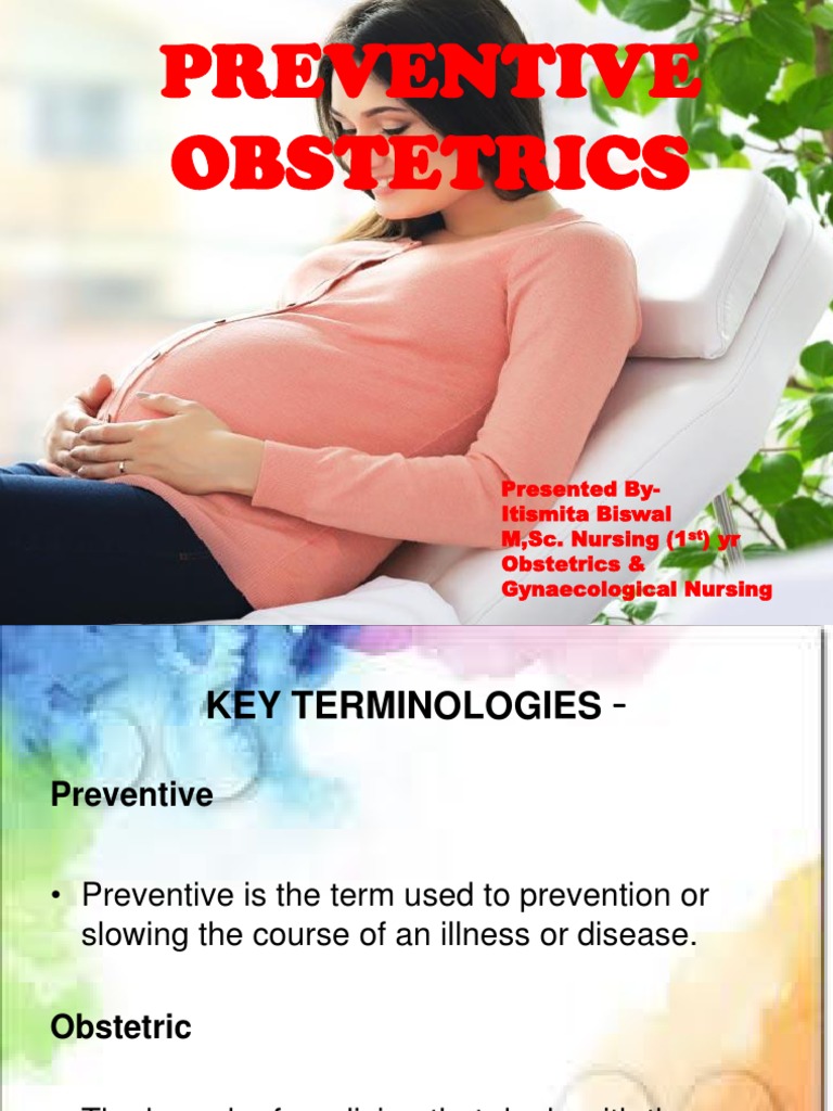 Preventive Obstetrics,,,,Iti | PDF