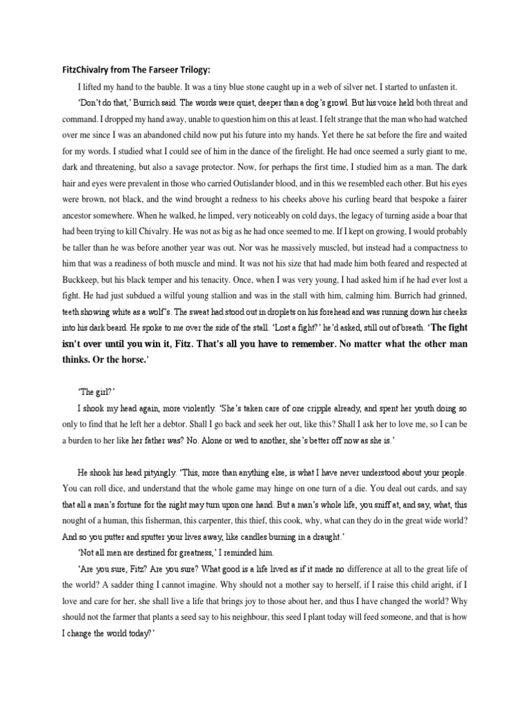 Robin Hobb Best Quotes | PDF | Grief