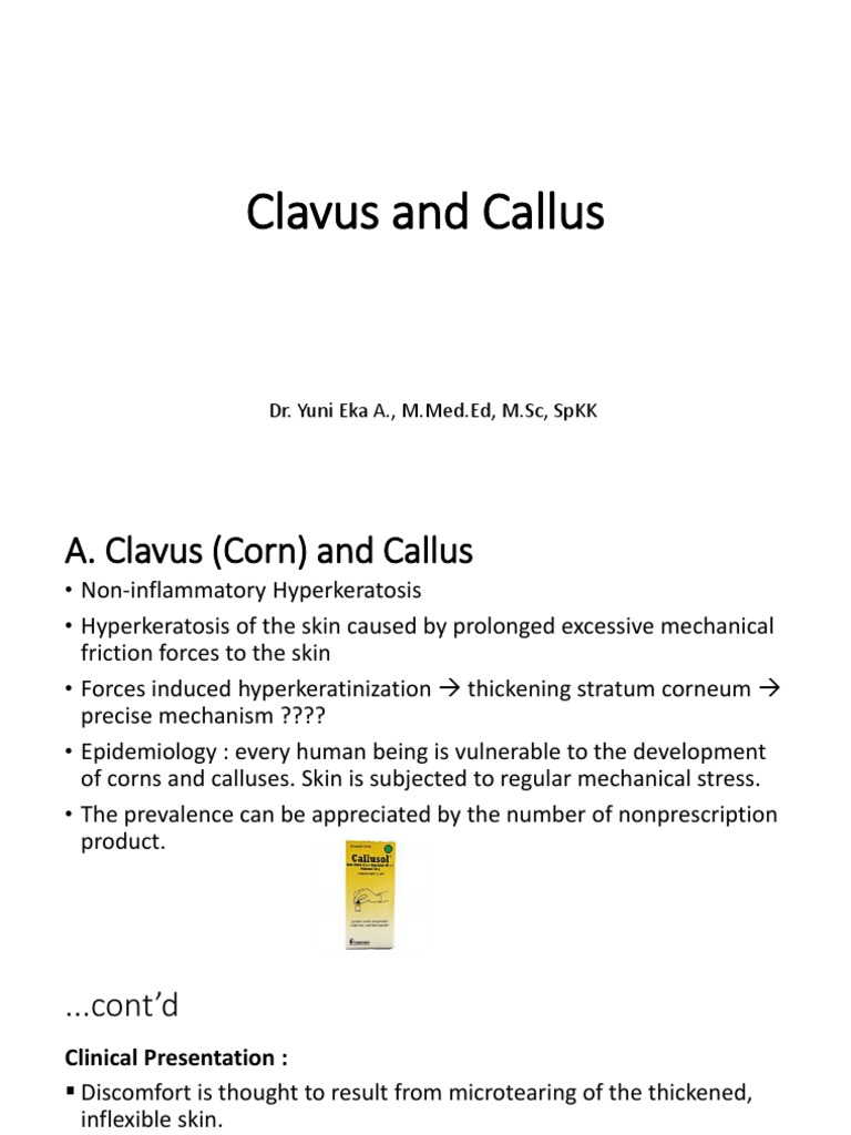 Clavus, Ingrown Nail, Skin Epithelial Cysts | PDF | Dermatology | Skin
