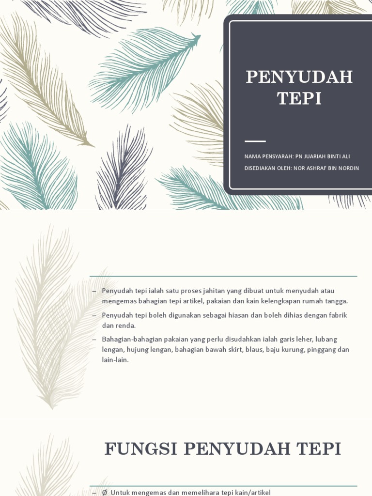 Penyudah Tepi | PDF