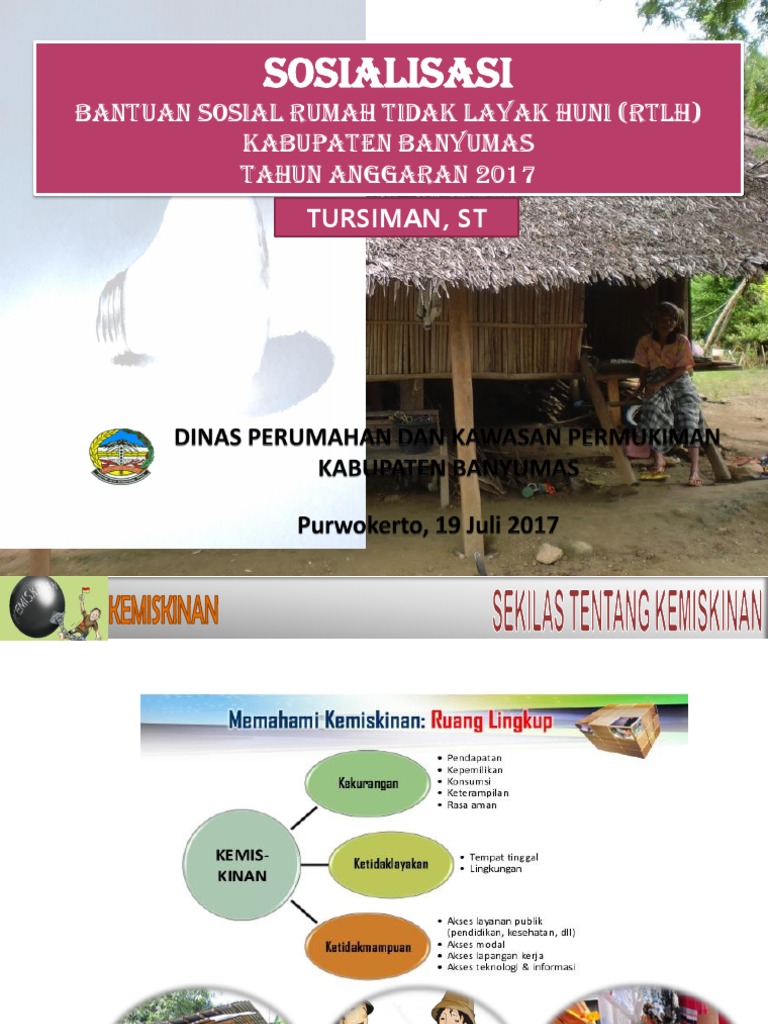 Rumah Tidak Layak Huni (RTLH) | PDF
