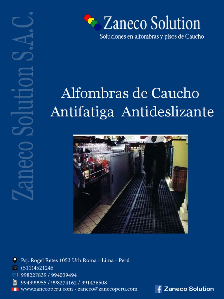 Presentacion Alfombras Zaneco 2017 | PDF | Factores humanos y ergonomía ...