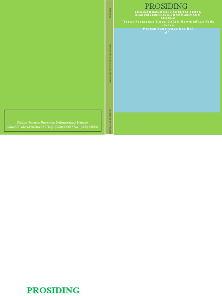 Prosiding Faperta 2018 Fix PDF | PDF | Nature